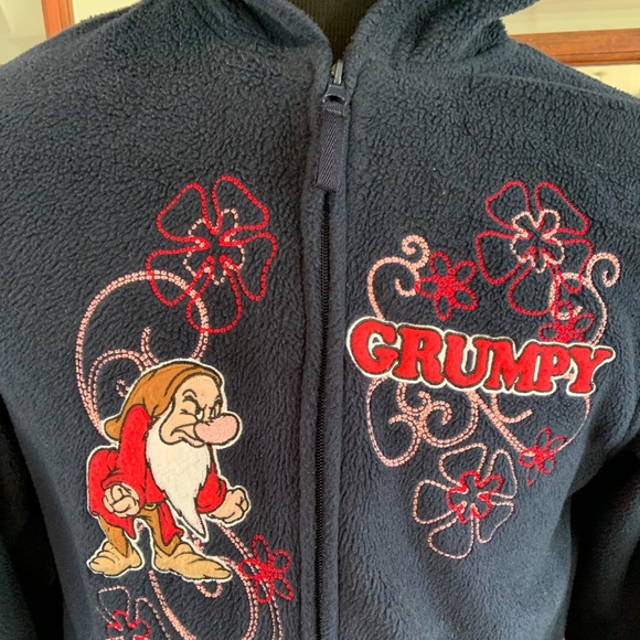 Disney | Tops | Disney Grumpy Hoodie Hooded Sweatshirt | Poshmark